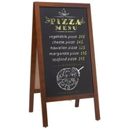 Costway 40'' Large Outdoor Chalkboard Sign: Tall Standing Double-Sided ...