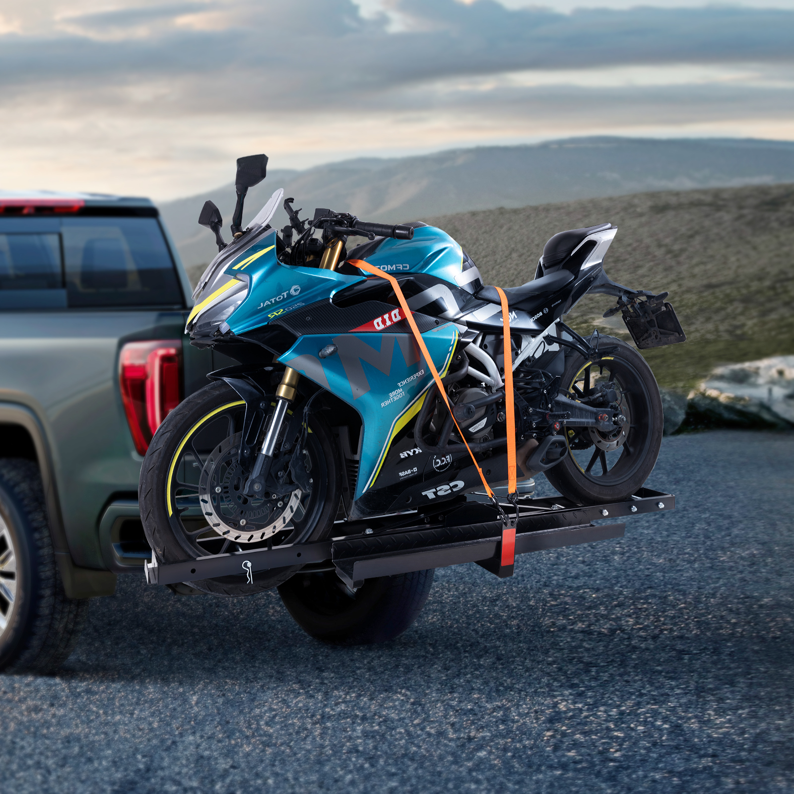 Motorcycle Luggage Rack Carrier Holder Tail Seat Extension Mount for ...