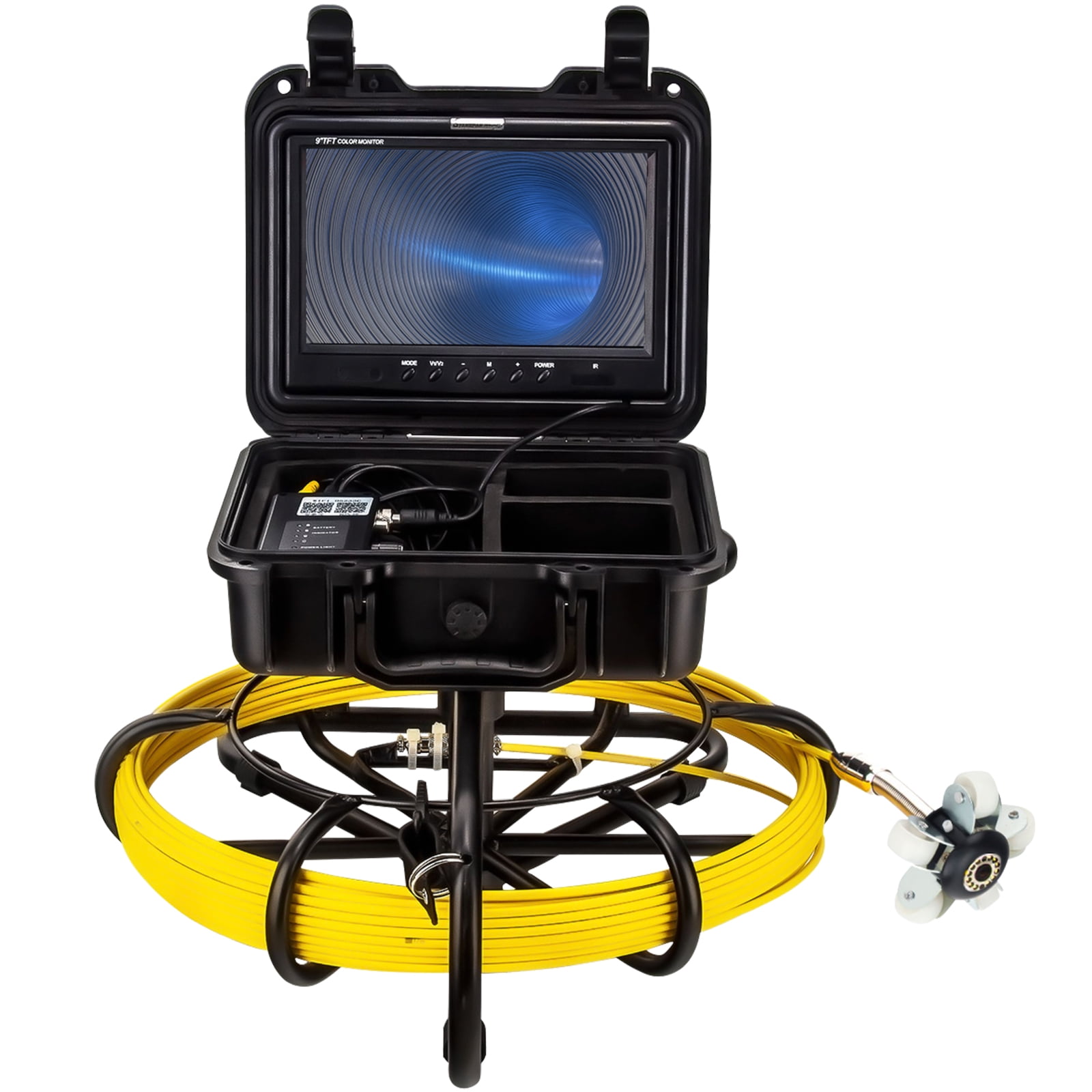 BENTISM Pipe Sewer Inspection Sewer Camera DVR HD 9" Pipe Camera with ...