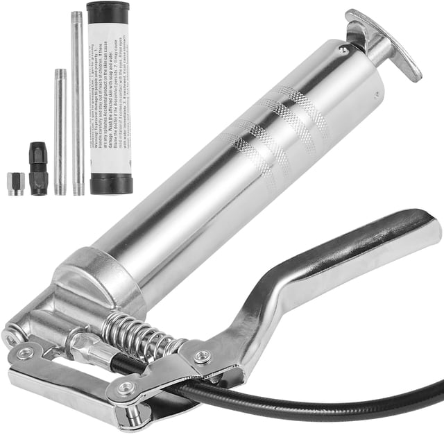 VEVOR Pistol Grip Grease Gun 3500psi 4oz Heavy Duty Manual Grease Gun ...
