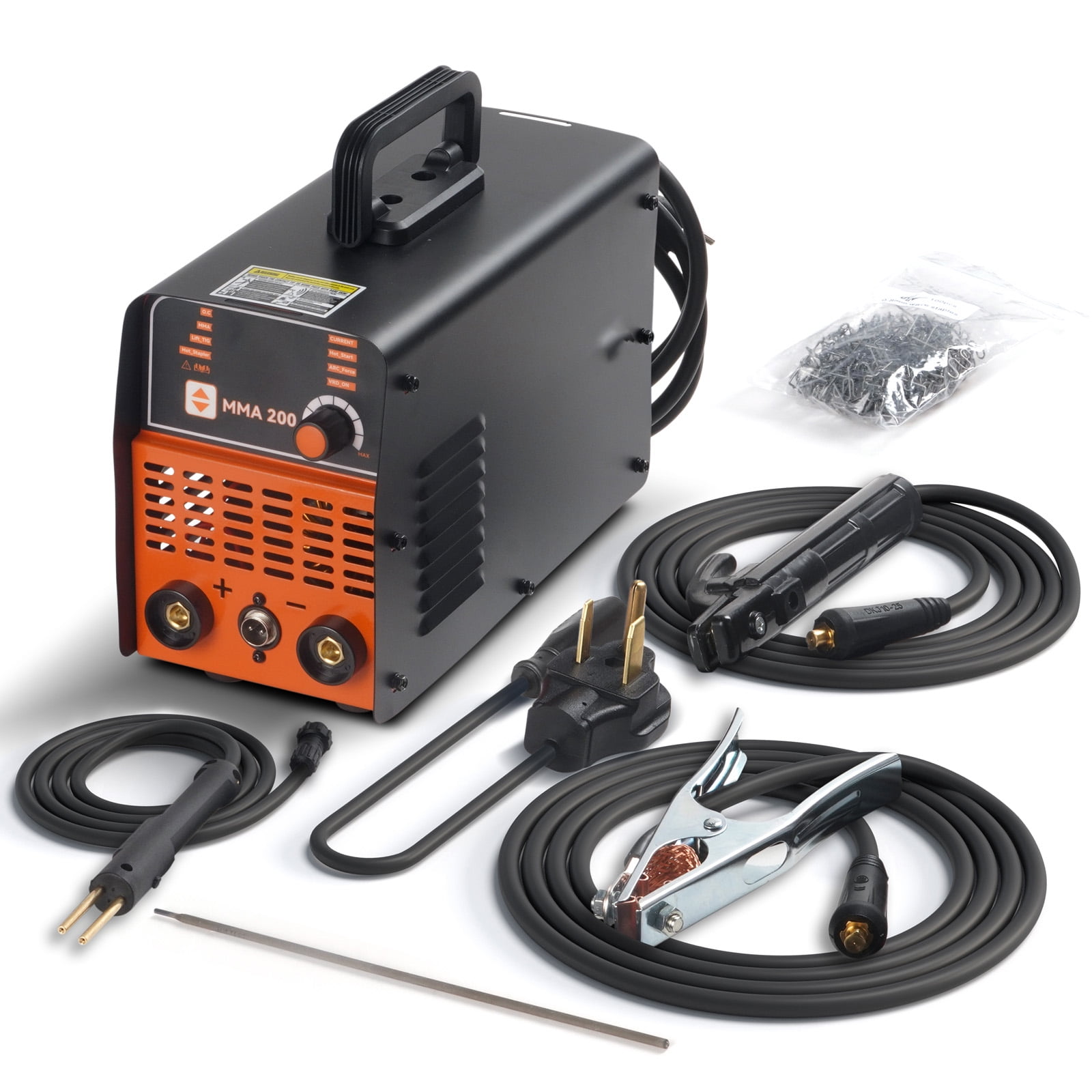 BENTISM 200Amp 3 in 1 Welder Machine, Plastic & Stick Welder, 110/220V ...
