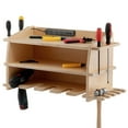 BENTISM Power Tool Organizer Drill Wall Tool Holder 5 Slots 2-Shelf ...