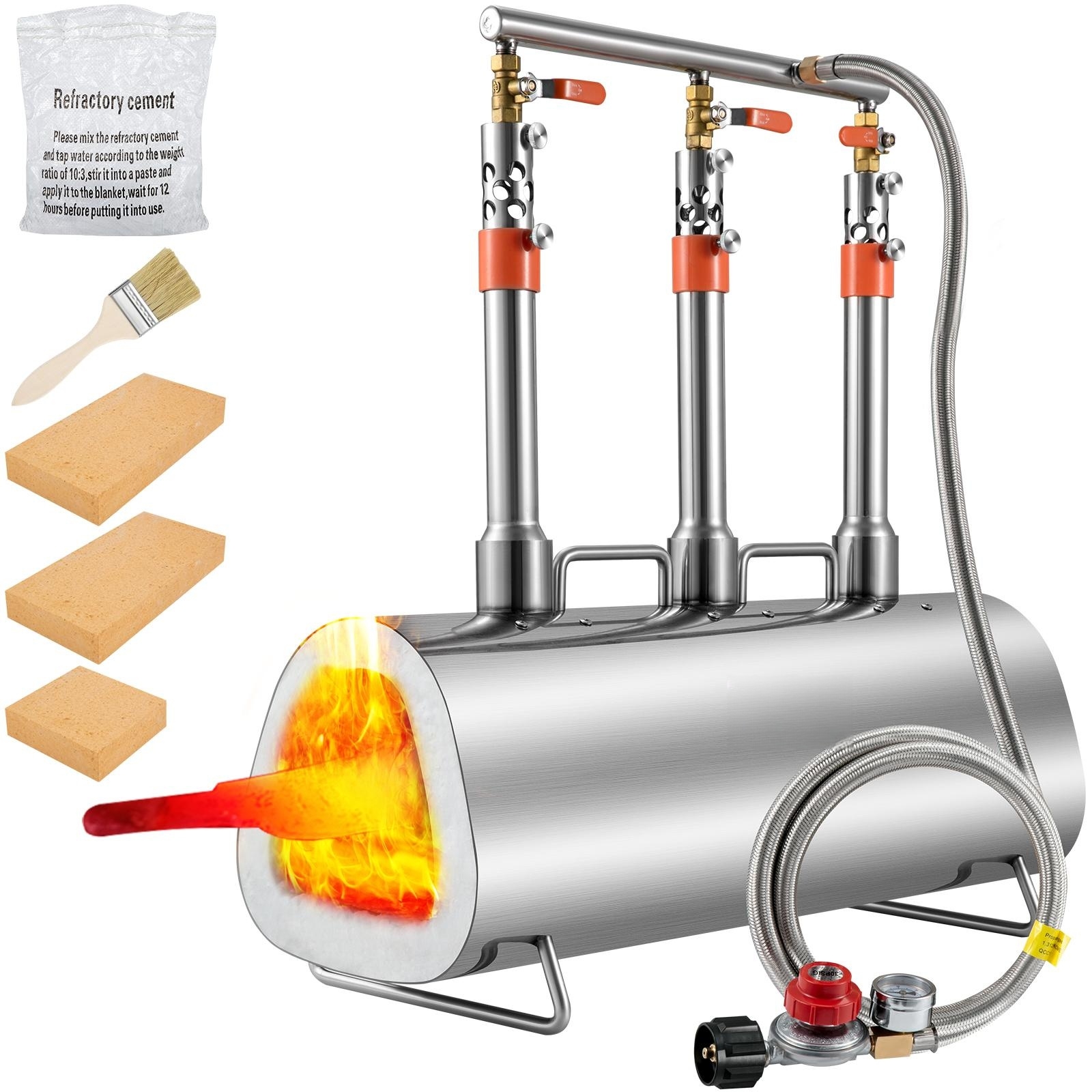 Coal Forge Cast Iron Blacksmithing Coal Forge with Pedal Type Handle ...