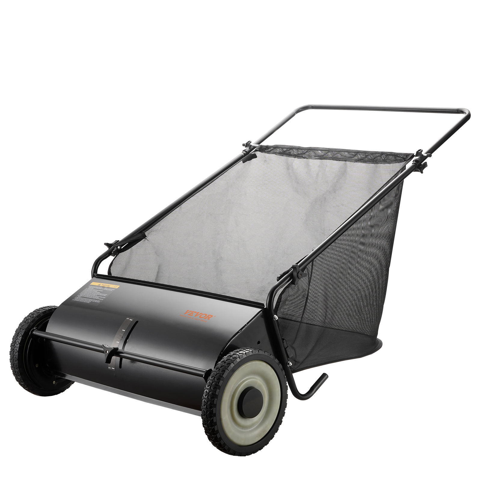 Earthwise 21" Push Lawn Sweeper, 2.6 Bushel Collection Bag, LSW70021 ...