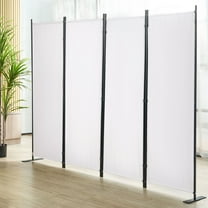MoNiBloom 4 Panel Wood Room Divider, 6Ft Tall Folding Privacy Screen ...
