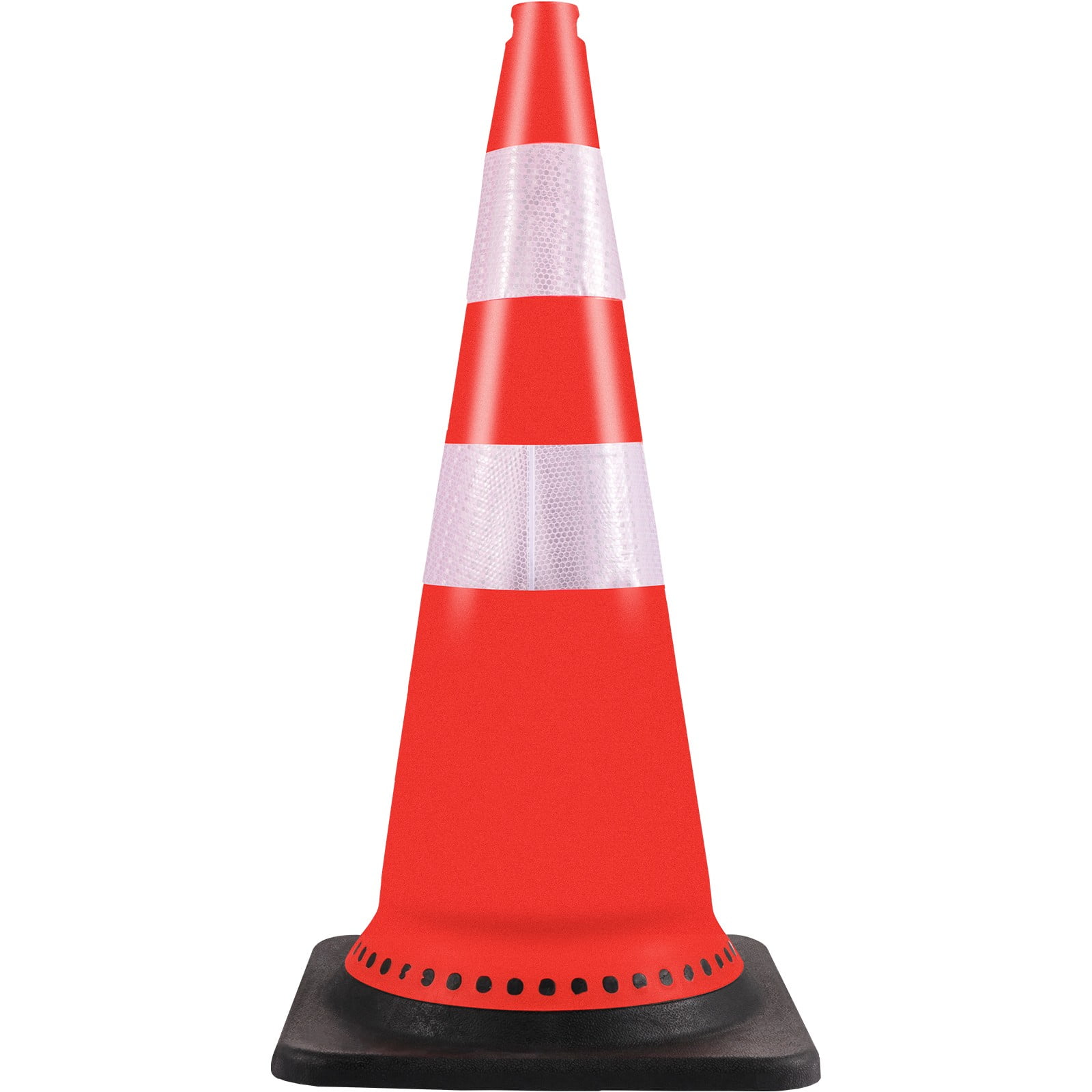 BENTISM Safety Cones Traffic Cones 8 x 30" Orange Reflective Collars ...