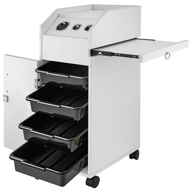 BENTISM Salon SPA Trolley with 4 Drawers, Rolling Wheels, Lockable 2 ...