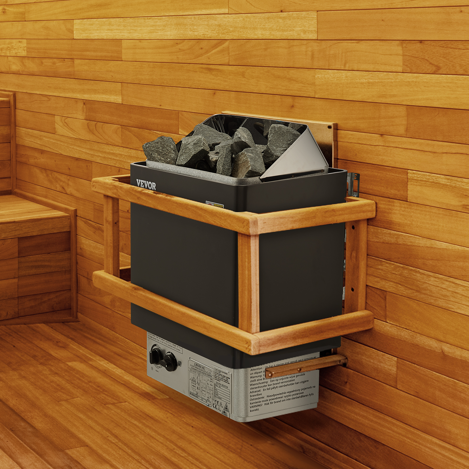 TOULE NTSC30 3 KW ETL Wet And Dry Sauna Heater Stove for Spa Sauna Room ...