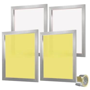 BENTISM Screen Printing Kit, 110 Mesh 2pcs Silk Screen Frames 8x10 ...