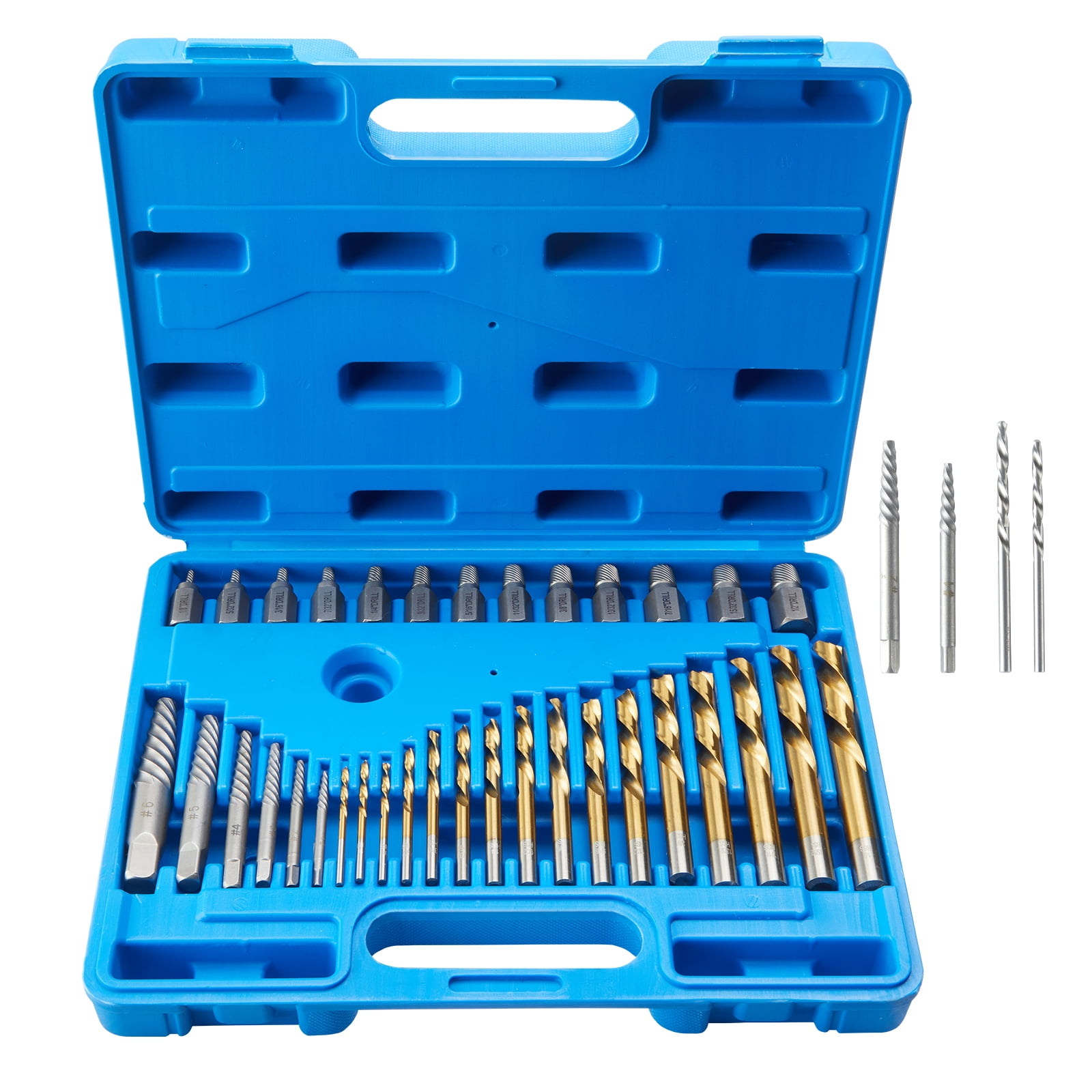 Free Shipping! BENTISM Screw Extractor with Drill Bit Set, 35-Piece ...