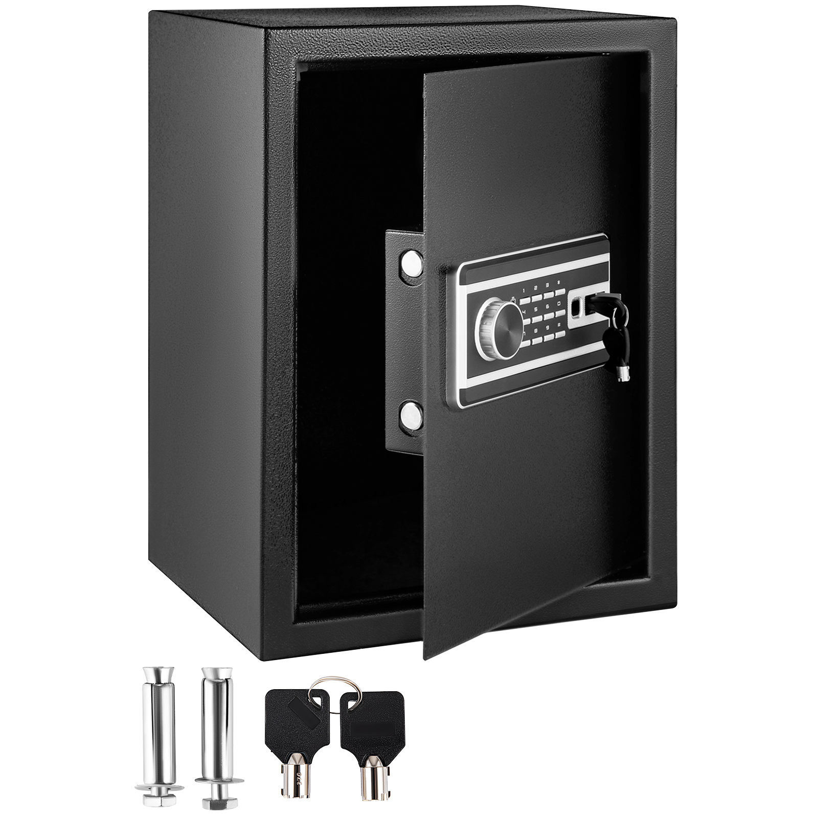 Electronic Safe Box with Mechanical Override, Includes Keys - Walmart.com