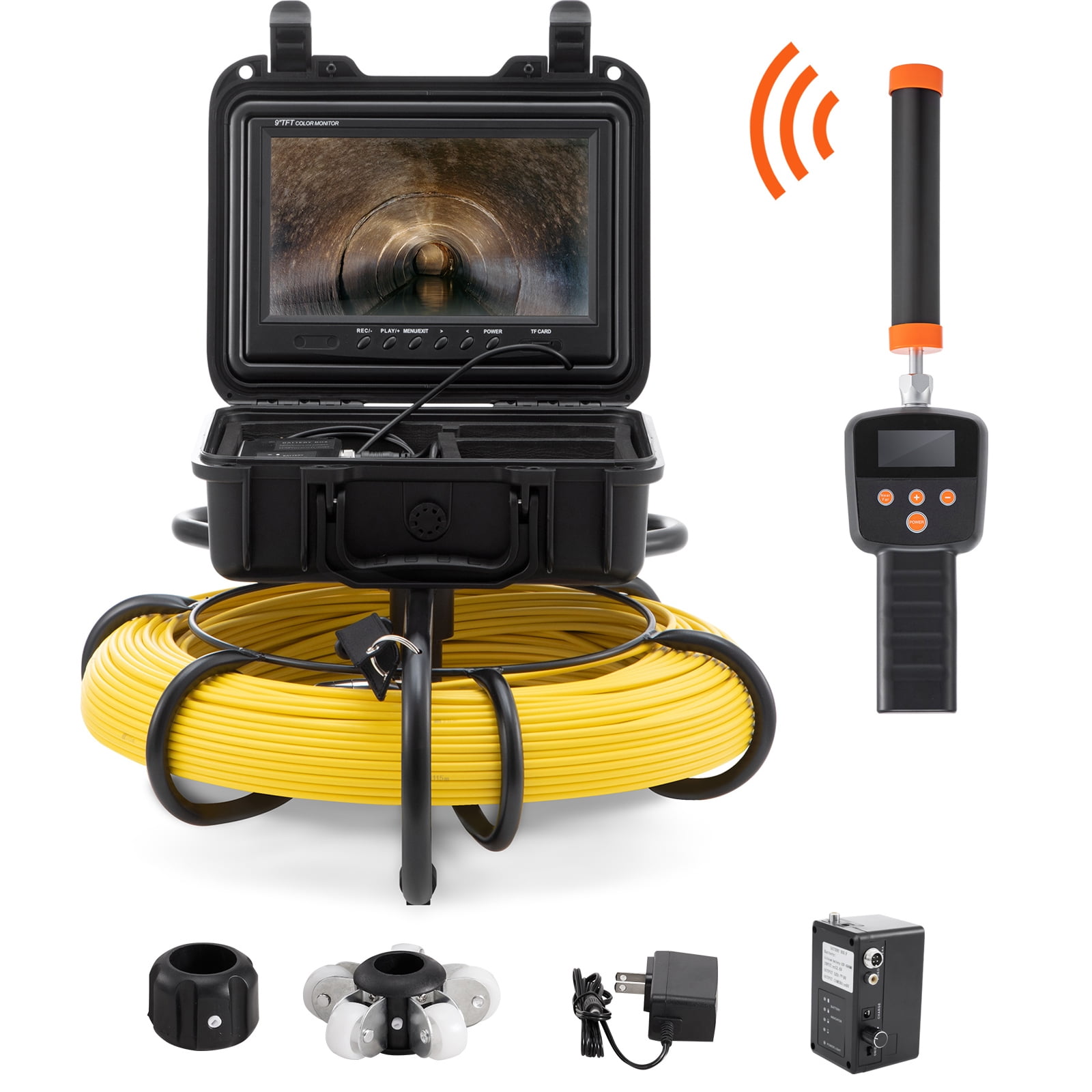 BENTISM Digital Sewer Snake Camera with Light, Pipe Inspection Plumbing ...