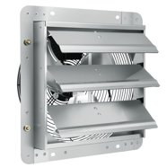Dayton 30" Backdraft Dammer/Wall Shutter - 33"x33" Aluminum Exhaust Fan ...