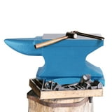 VEVOR Single Horn Anvil 55Lbs,Cast Iron Anvil Blacksmith Withstands ...