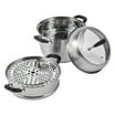 Navaris Asparagus Pot - Stainless Steel Asparagus Vegetable Steamer ...