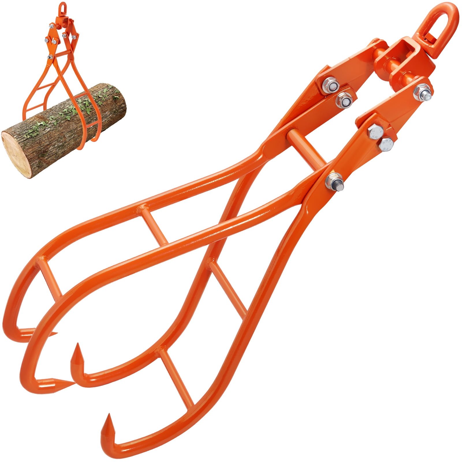 BENTISM Timber Claw Hook, 36 inch 4 Claw Log Grapple for Logging Tongs ...