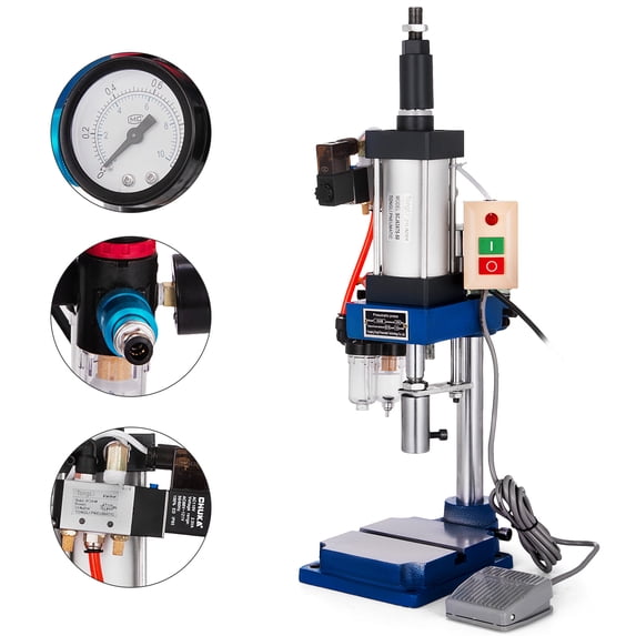 VEVOR Top-Grade 110V Vertical Pneumatic Punch Press Machine Pneumatic ...