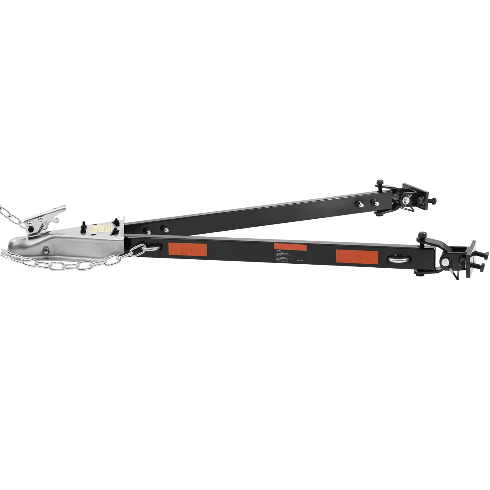VEVOR Tow Bar Bumper Mount Tow Bar 5500 lbs Fits 2-inch Ball Hitch with ...