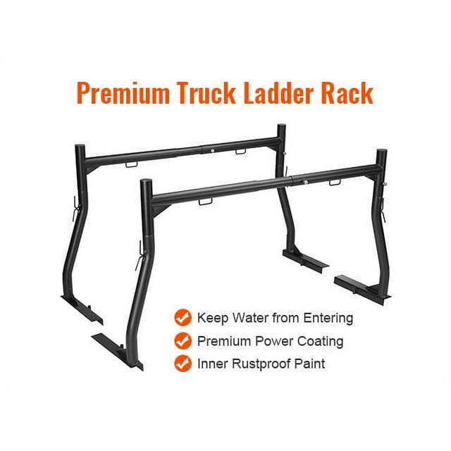 "BENTISM Universal Truck Rack, Adjustable 46""-71"", 800lbs, Alloy ...