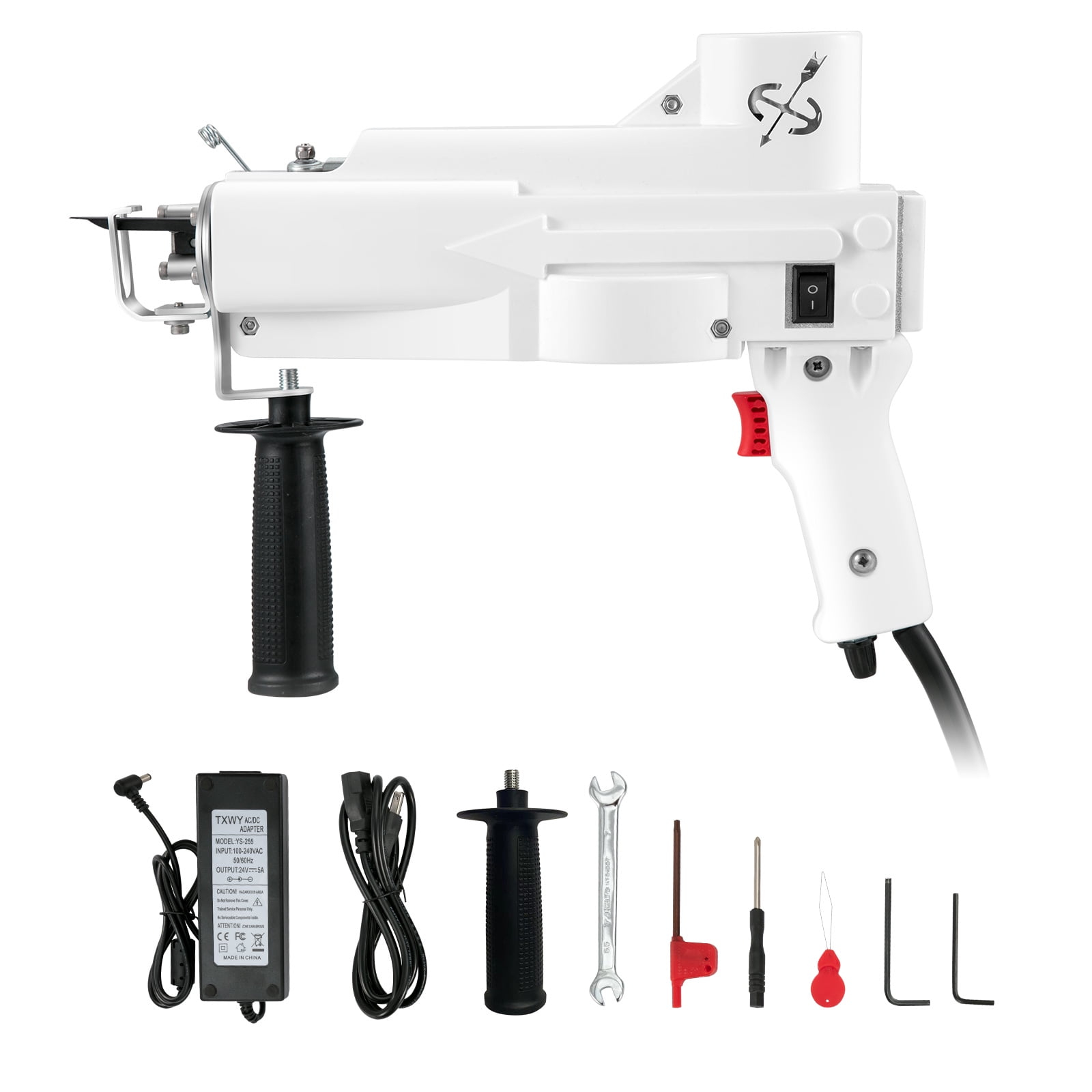 VEVOR Tufting Gun, Cut Pile Rug Gun Machine, Electric Carpet Weaving ...