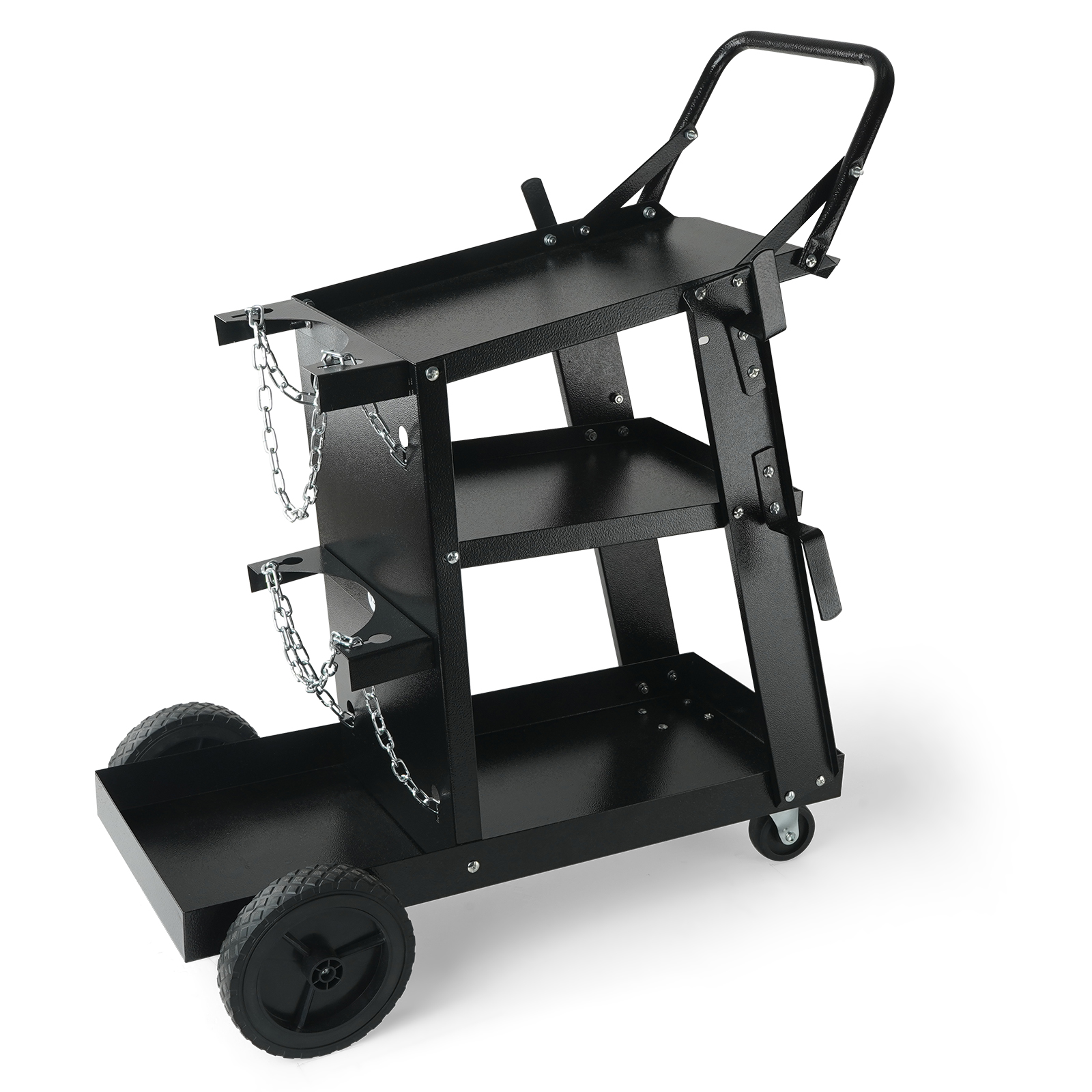 Welding Cart With Tank Storage Arc Mig Tig Welder Universal Storage ...