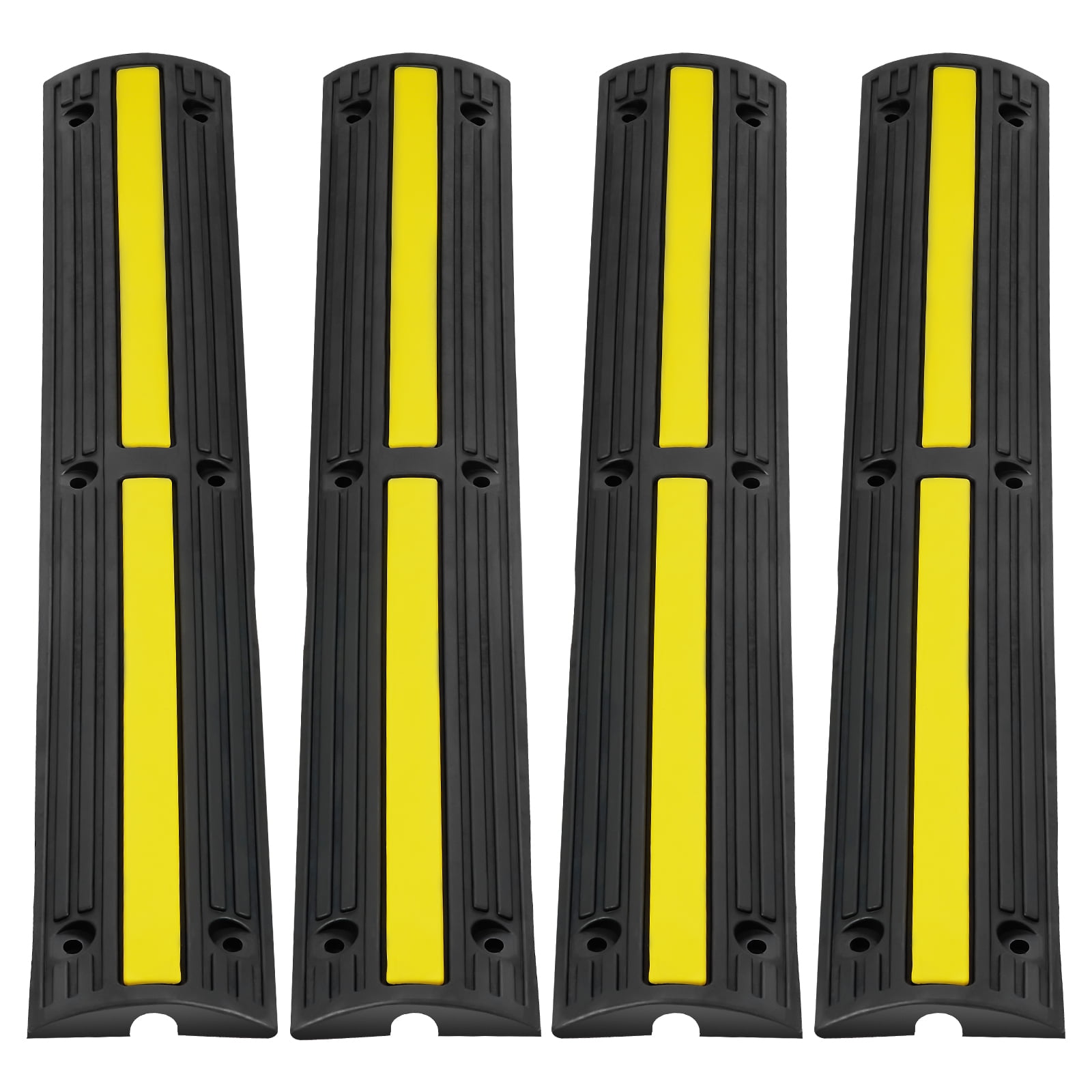 VEVOR, Cable Protector Ramp, 3.28 ft, 4 Pack of 1 Channel - Walmart.com