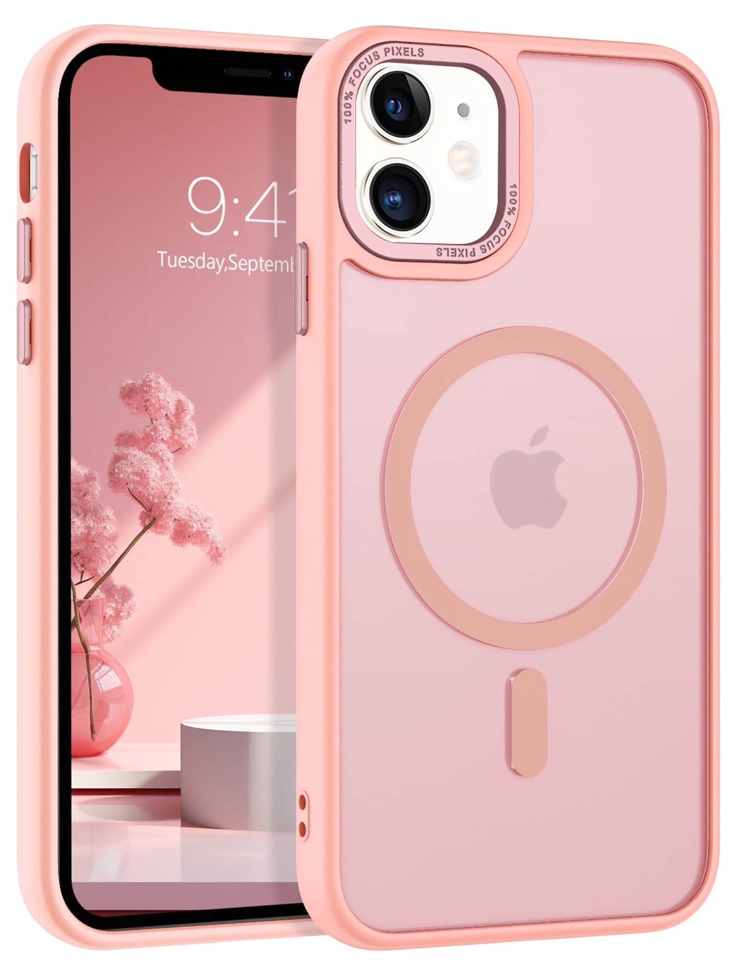 BENTOBEN Case for iPhone 11 6.1" Slim Translucent Matte Magnetic Shockproof Protective Cover ...