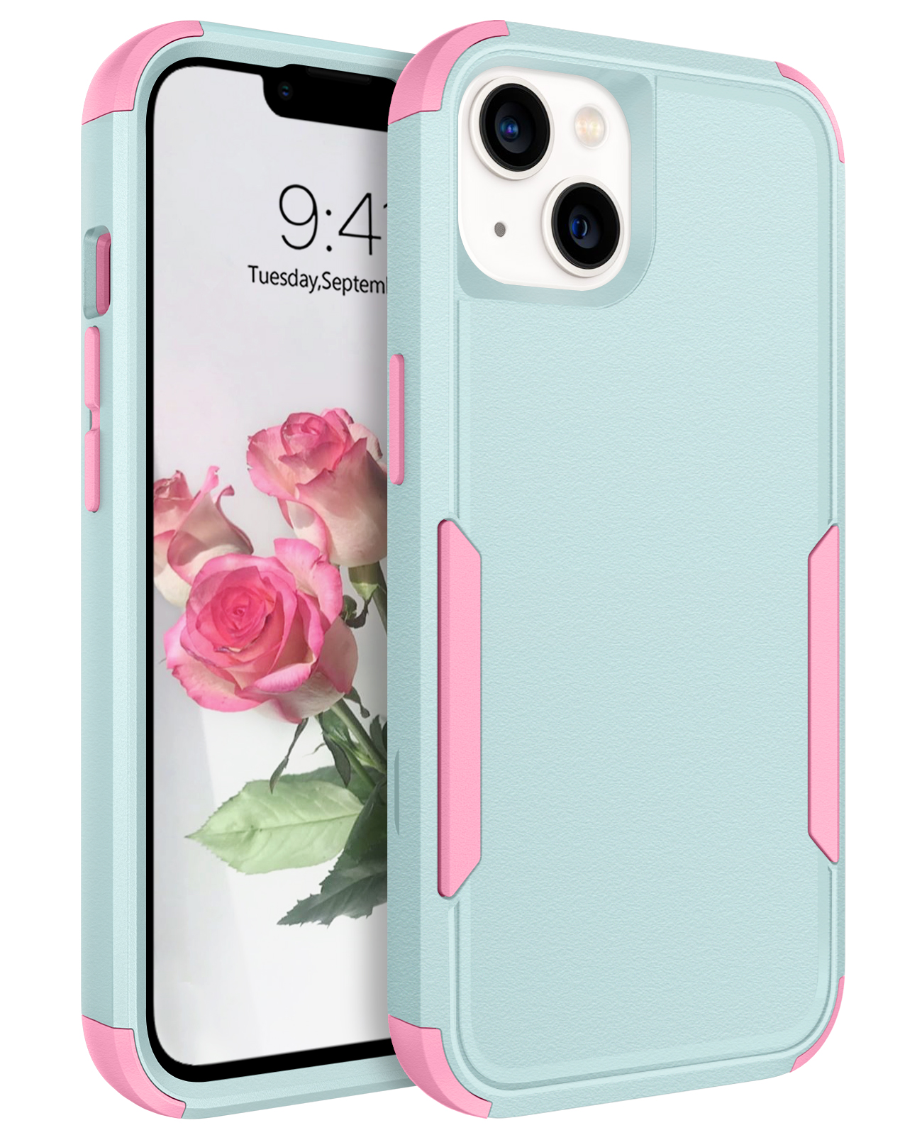 For Apple iPhone 13 (6.1'') Case Luxury Leather Business Vintage ...