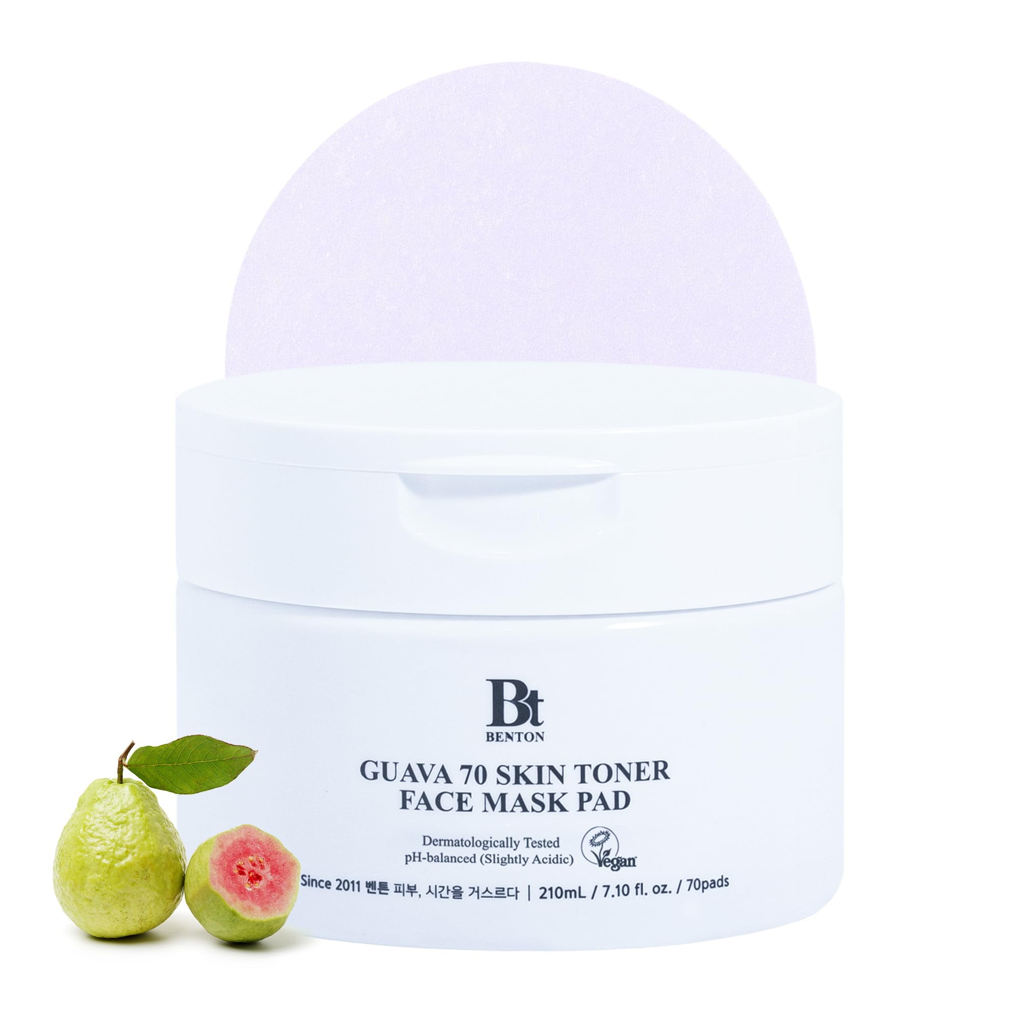 BENTON Guava 70 Skin SAF21 Toner Face Mask Pad 70 Sheets - Skin ...