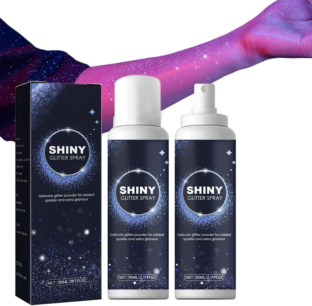 BENTOSA Professional Hair Glitter Spray For Body Hair And Cloth Long ...