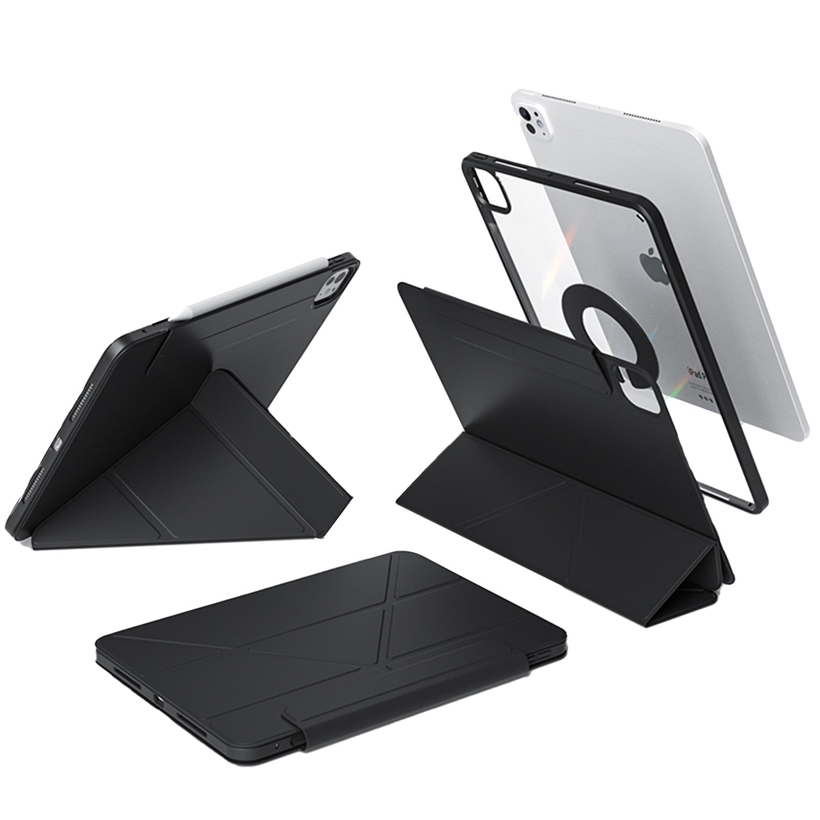 BENWIS - Y-fold iPad Protective Case,black - Walmart.com