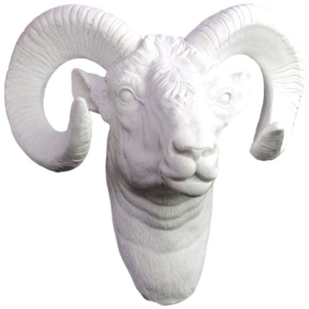 BENZARA BRU-12027 Fiberstone Bighorn Sheep Ram Head Wall Decor ...