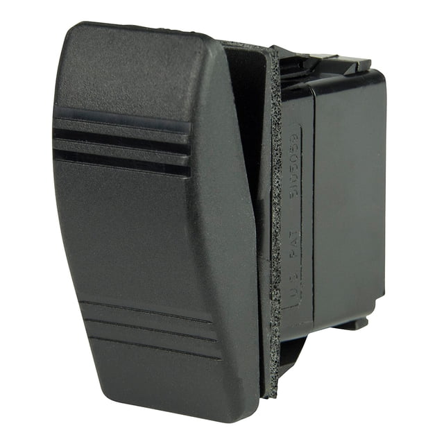 BEP 1001802 Weather Resistant Contura Rocker Switch, Off–(On), SPST, 1/ ...