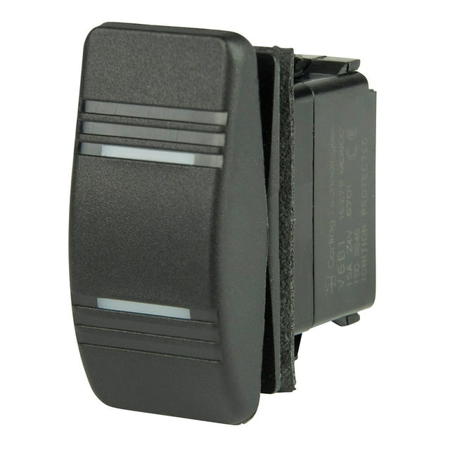 BEP 1001803 Weather Resistant Contura Rocker Switch, On-Off?On, SPDT, 1 ...