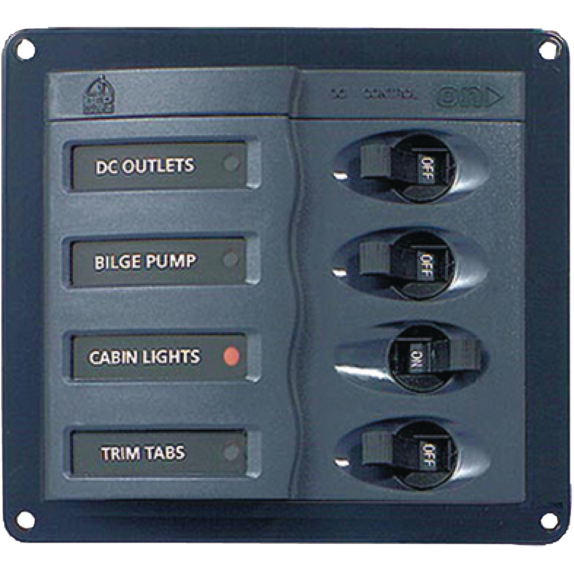 BEP 900-DC 4 Way DC Circuit Breaker Panel - Walmart.com
