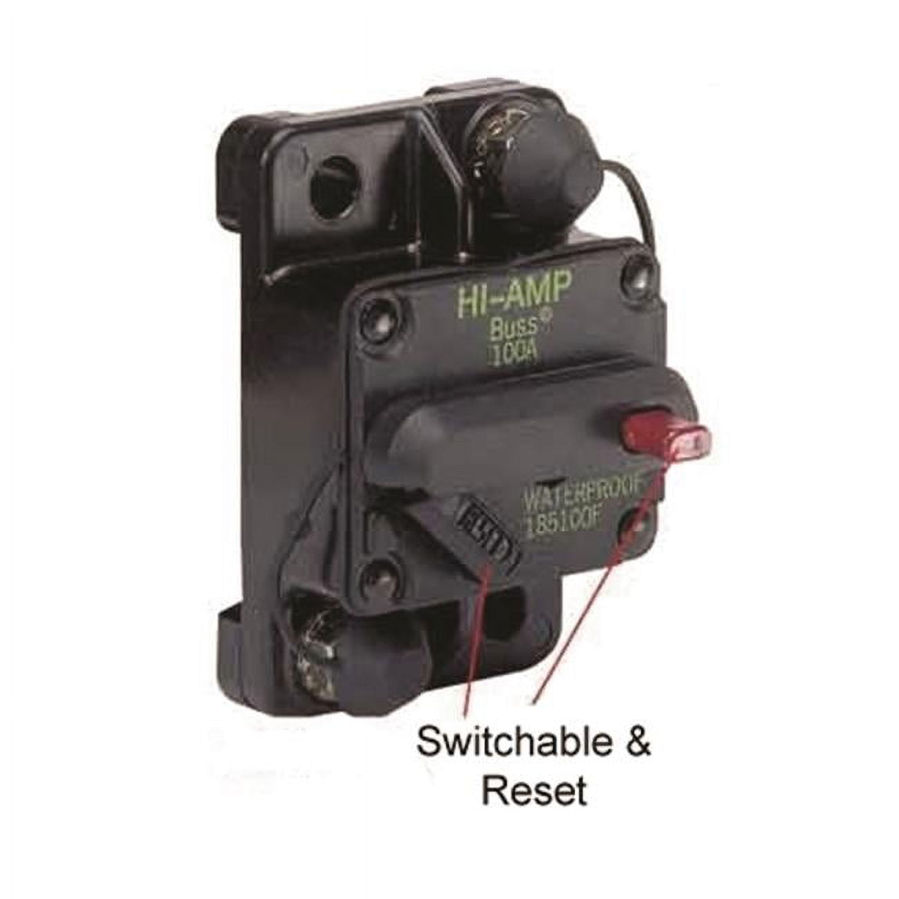 BEP Marine 185040F-01-1 Switchable Reset Circuit Breaker - 40 amp Flush ...