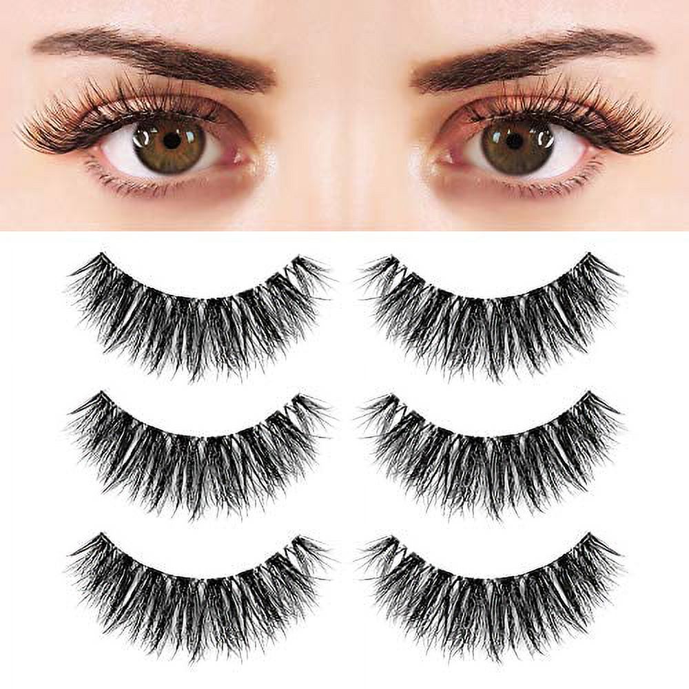 BEPHOLAN False Eyelashes, Fake Eyelashes Natural Look, 5D Multi-layered ...