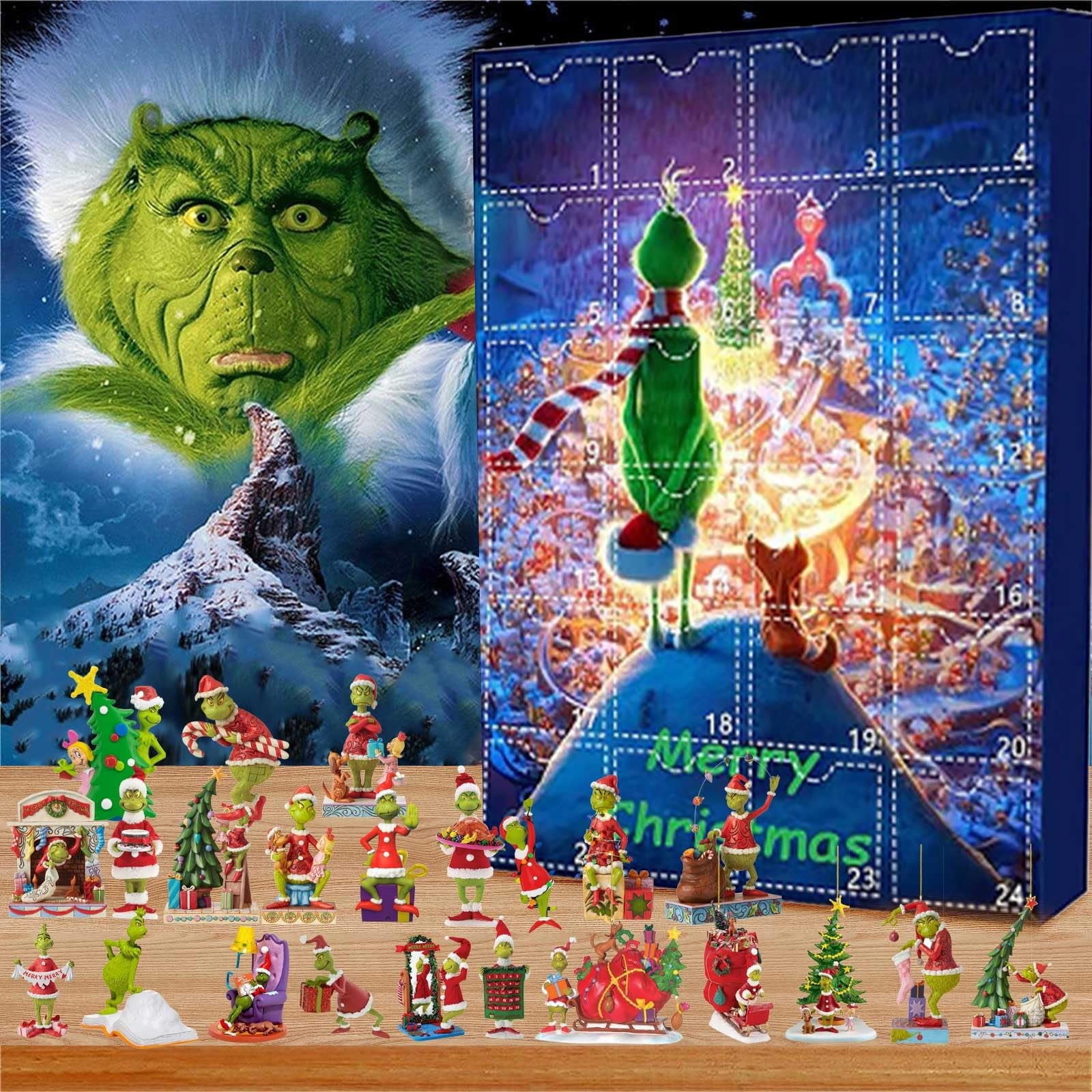 BEPONG Grinch Christmas Advent Calendar 2024, Christmas Tree ...