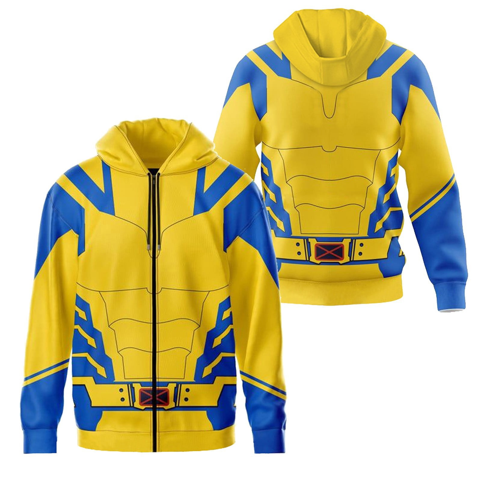 BEPONG Halloween Costume, Deadpool and Wolverine Costume, Deadpool and ...