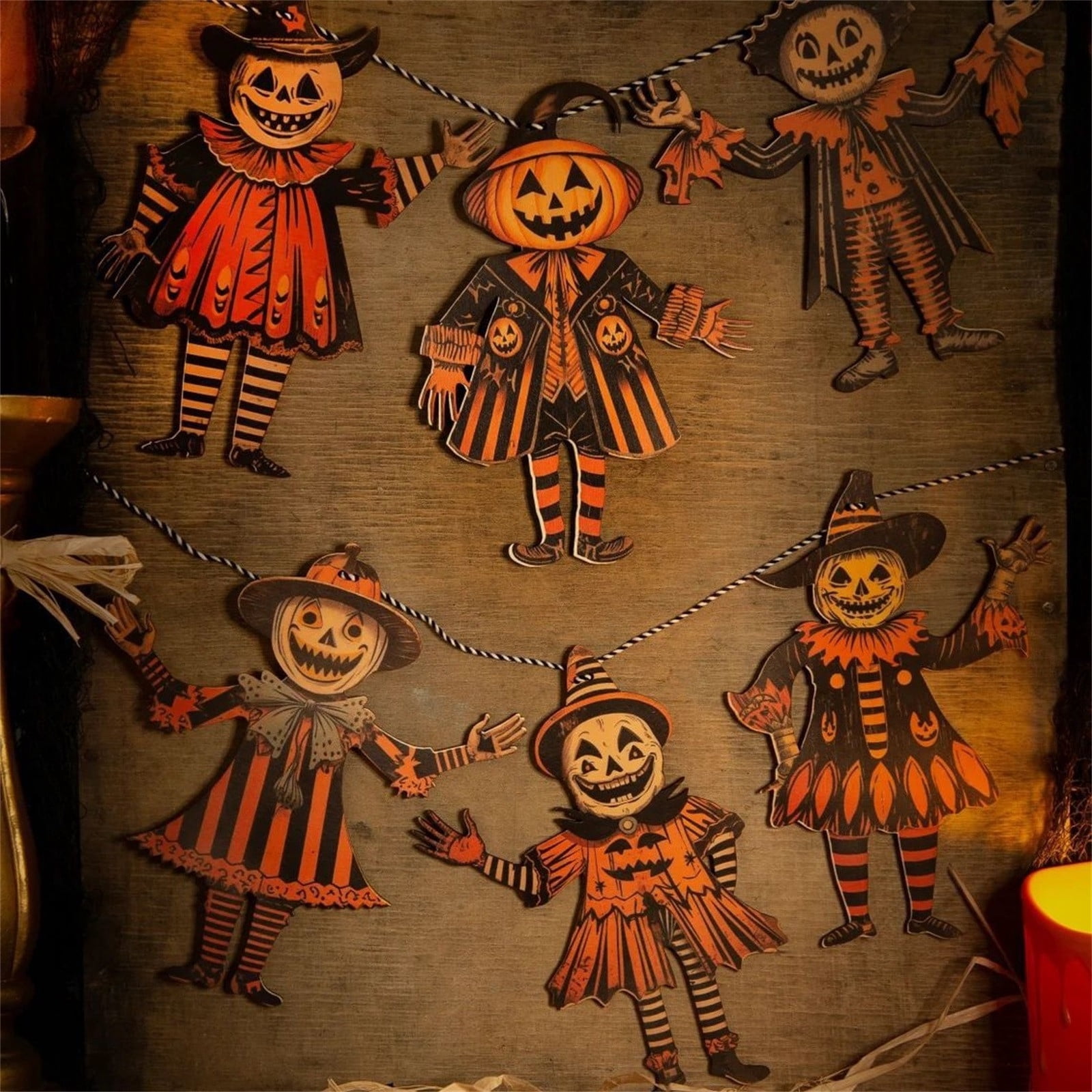 BEPONG Halloween Decoration, Halloween Bunting Decorations, Halloween ...