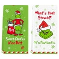 BEPONG The Grinch Christmas Decor, Christmas Grinch Kitchen Towels ...