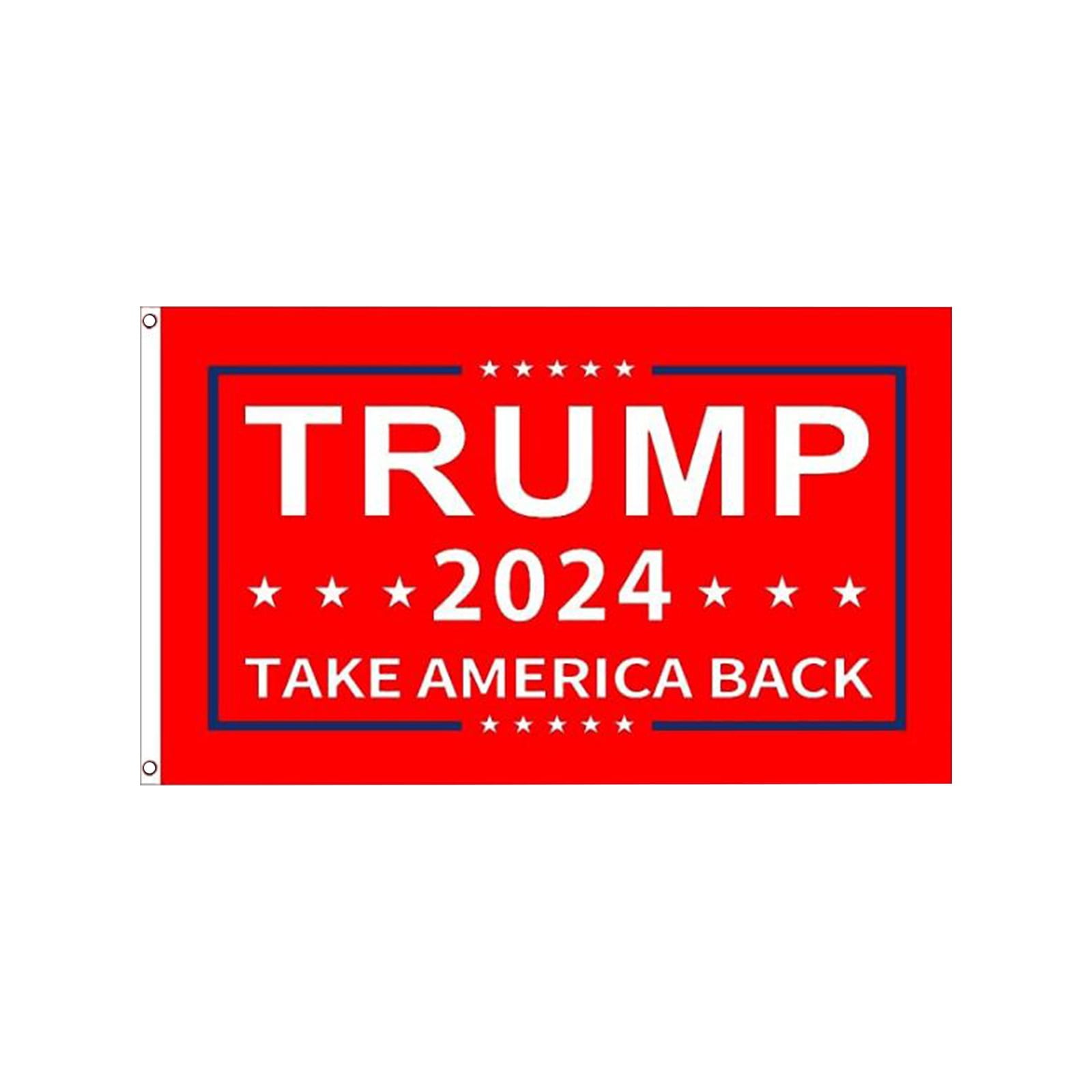 BEPONG Trump 2024 Flag 3x5 Ft Outdoor Take America Back Heavy Duty ...