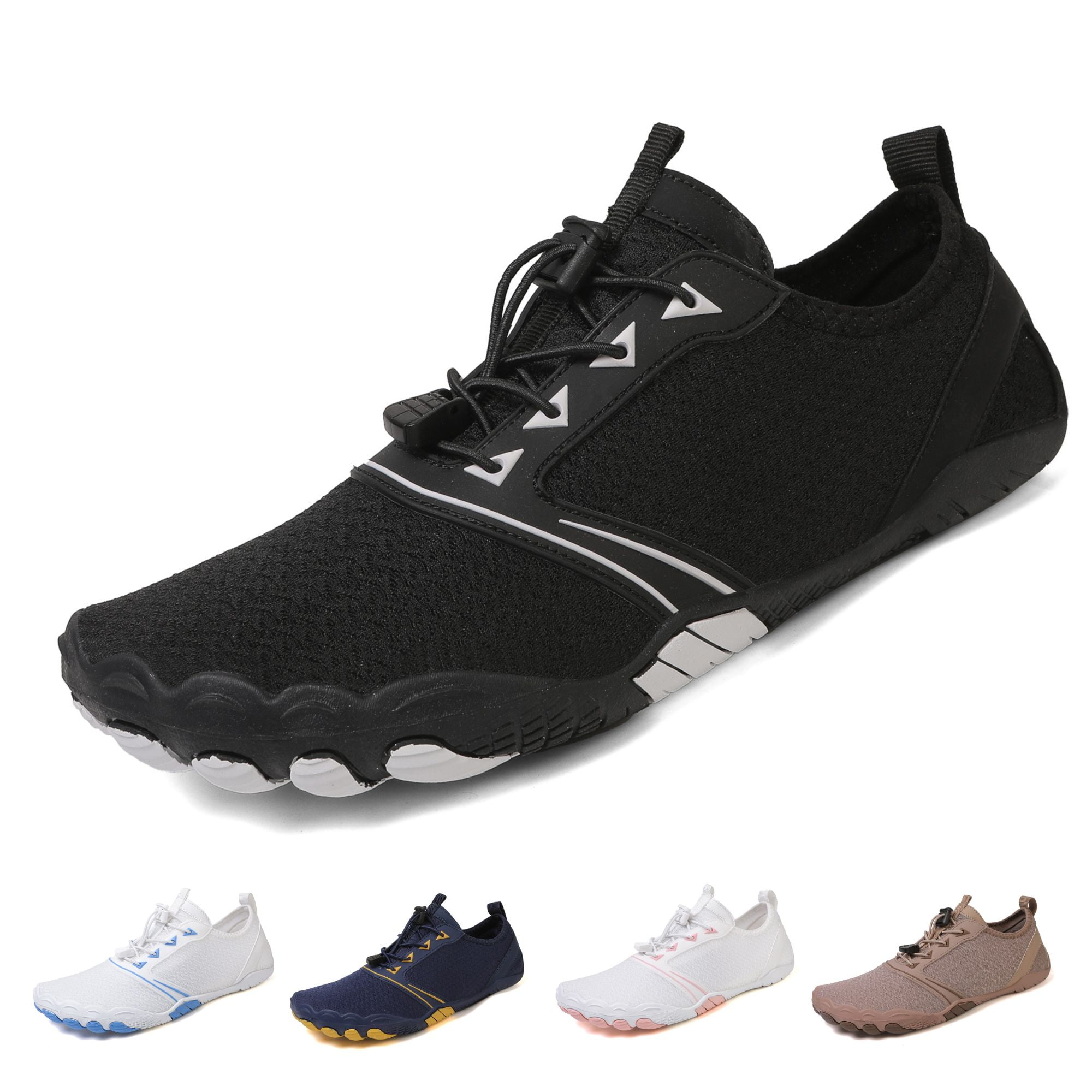 BERANMEY Casual Hike Barefoot Shoes for Women & Men Breathable Non-Slip ...