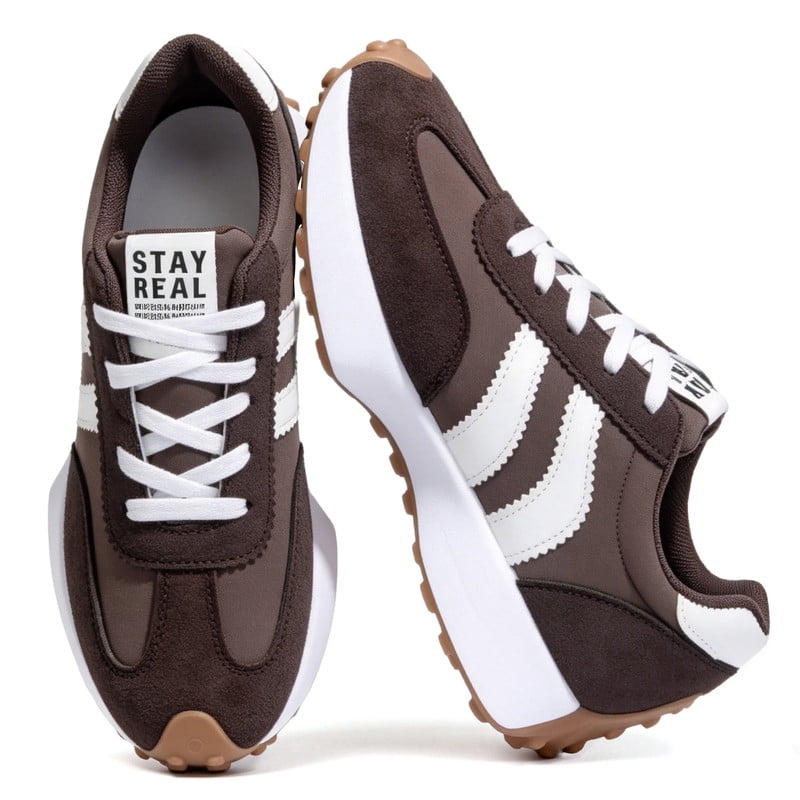 BERANMEY Casual Sneakers for Women Lightweight Non-Slip Fashion ...