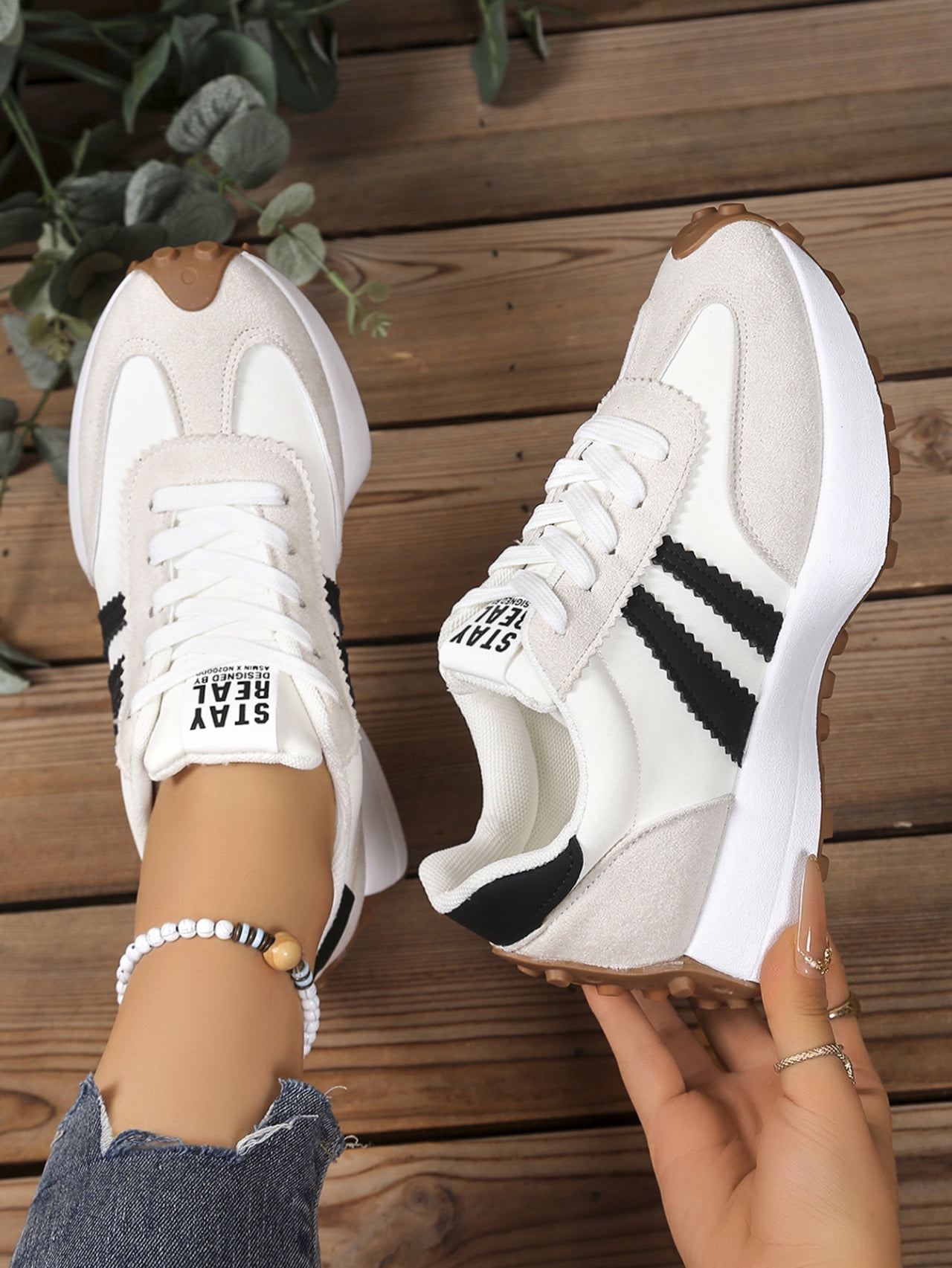 BERANMEY Casual Sneakers for Women Lightweight Non-Slip Fashion ...