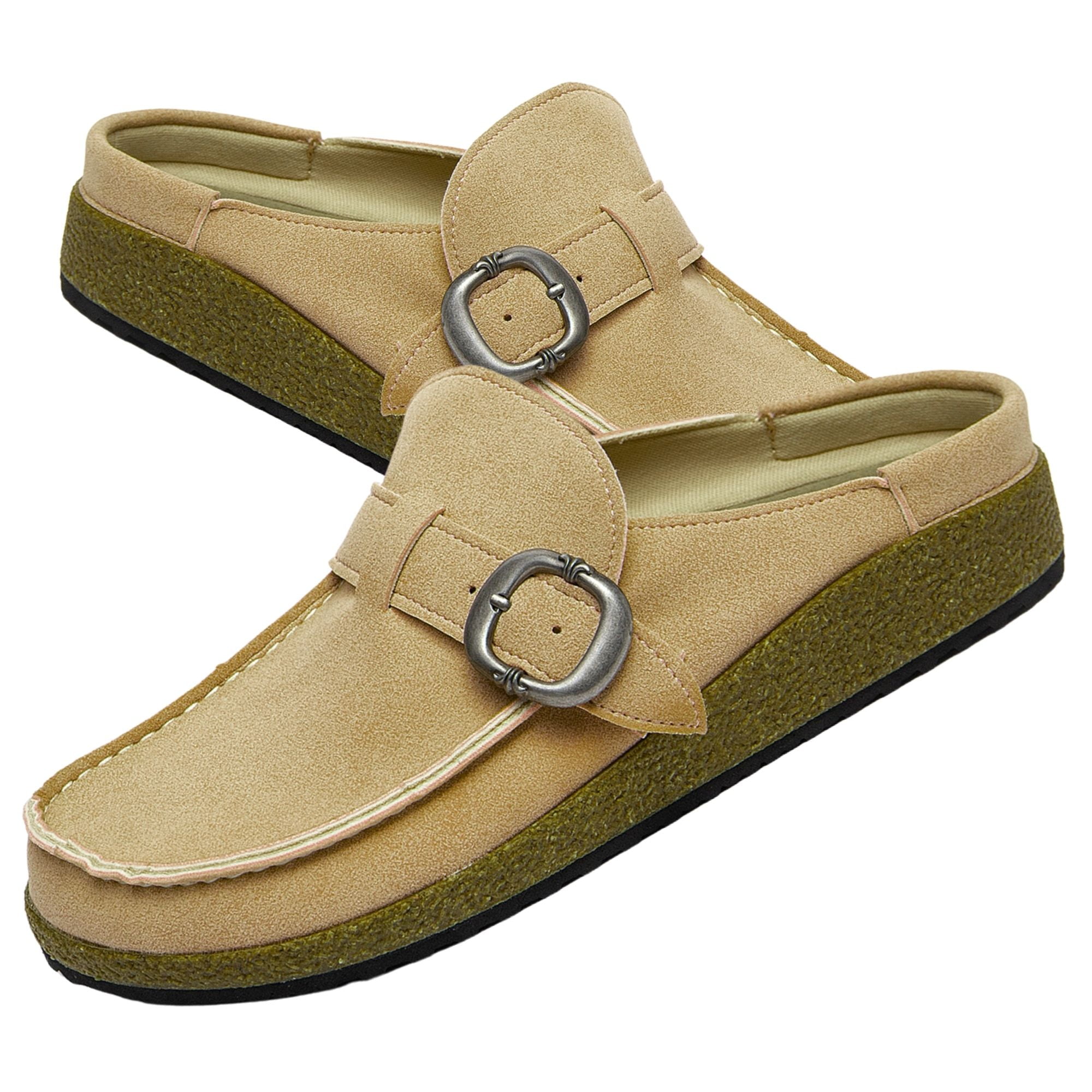 BERANMEY Casual Women's Mules & Clogs Slip-On Memory Foam Cloud Mules ...