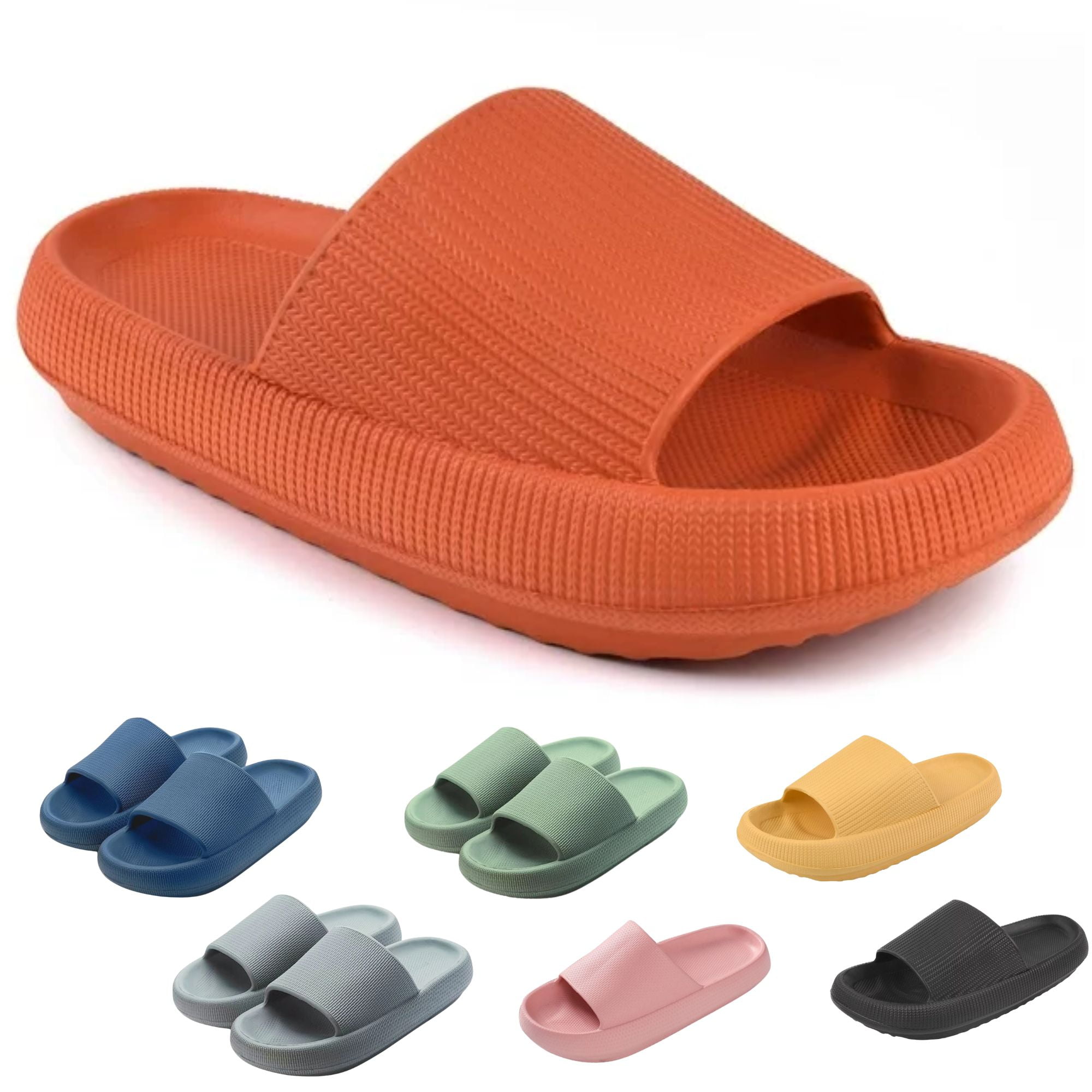 BERANMEY Comfort Non-Slip Lightweight Cloud Sandals for Women and Men ...