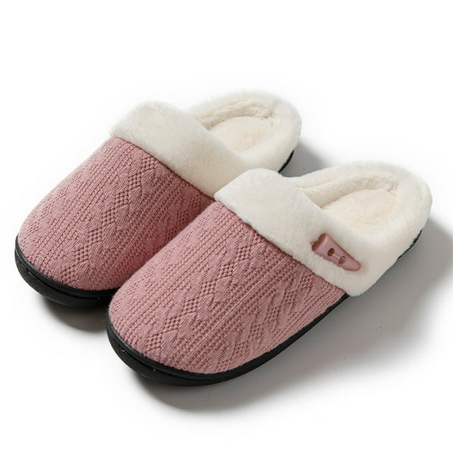 BERANMEY Comfy Slippers for Women Indoor Fluffy Women's Slip on Fuzzy ...