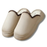 LORDFON Memory Foam Mens Slippers Slip-On House Slippers, Indoor ...