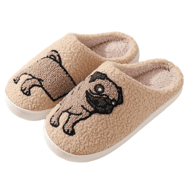 BERANMEY Cute Animal Puppy Butterfly Dogs Slippers for Women Perfect ...
